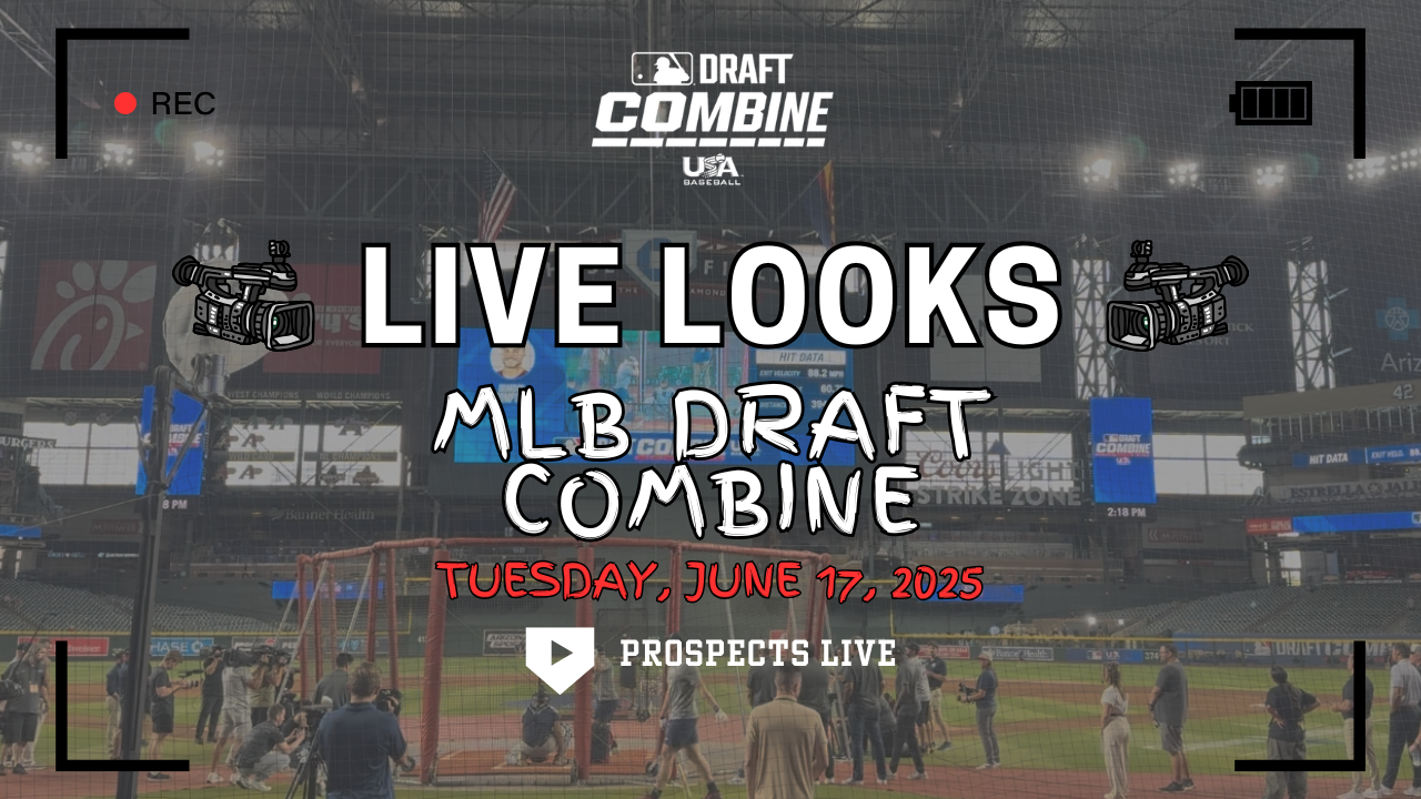 Live From the 2025 MLB Draft Combine 6/17/25