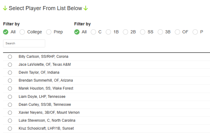 NEW 2025 MLB Draft: Mock Draft Simulator